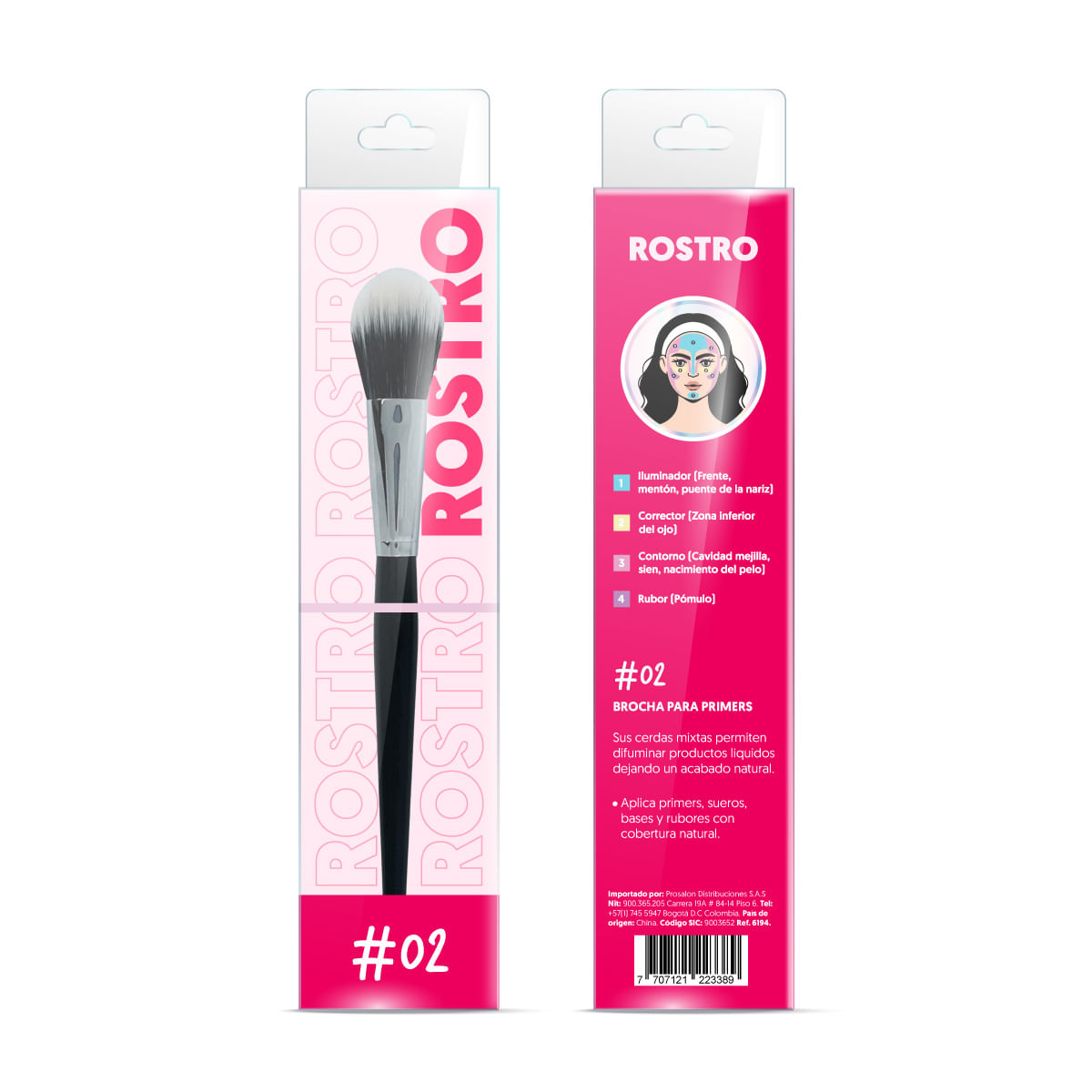 Brocha Suave Para Rostro Salon Expert | Cromantic