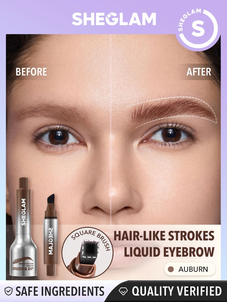 Delineador de Cejas Sheglam Brow-Fection Angled Brush & Dip | Cromantic